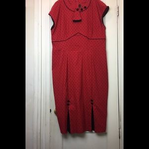 Stop Staring | Dresses | Stop Staring Polka Dot Pin Up Dress | Poshmark